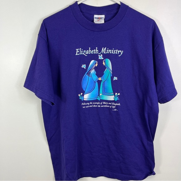 Jerzees | Shirts | Vtg Religious Church Elizabeth Ministry Tshirt ...